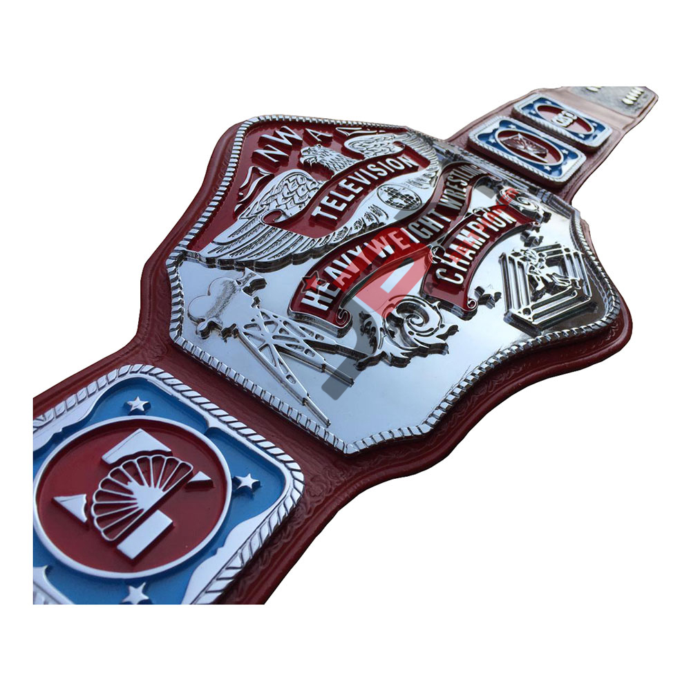 NWA Television Heavyweight Wrestling Championship Belt HD plates 6mm ...